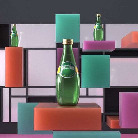 L'iconique bouteille de Perrier dans tous ses états ! | Mlle Pitch