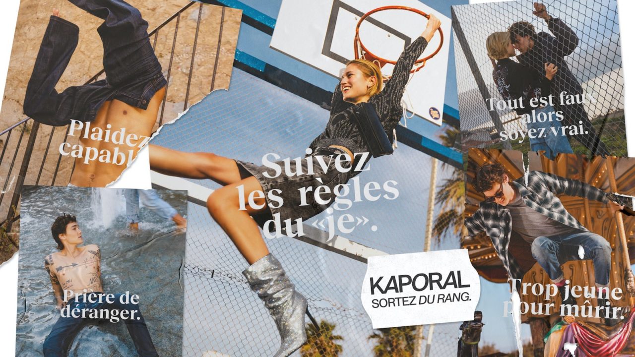 Mlle Pitch lance la campagne hiver 2022 de Kaporal « Sortez du rang ...